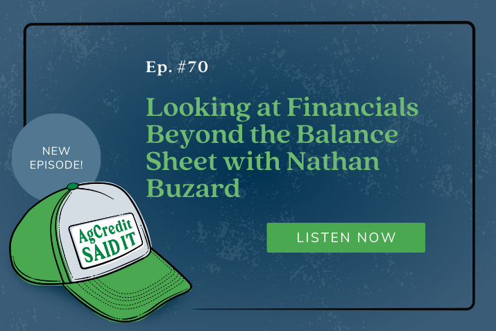 Episode 70: Looking at Financials Beyond the Balance Sheet with Nathan Buzard | AgCredit